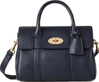 Mulberry Kleine Bayswater Satchel-Tasche - Blau