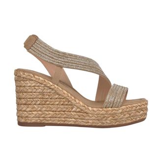 Alma En Pena Esparto Sandale mit Doppelriemen - - Shoes - Damen - Beige - 38 EU