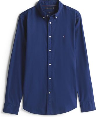 Tommy Hilfiger Hemd mit feiner Struktur und Stretchanteil, Slim Fit in