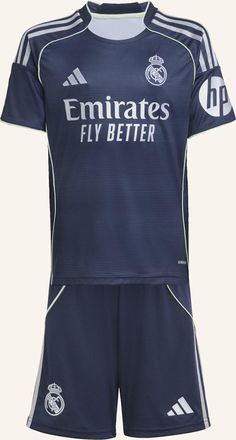 adidas Real Madrid 25/26 Away Junior-Ausrüstung blau