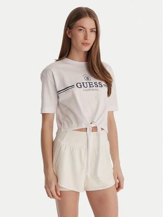 Guess T-Shirt V6GI20 K3509 Wei&szlig; Regular Fit