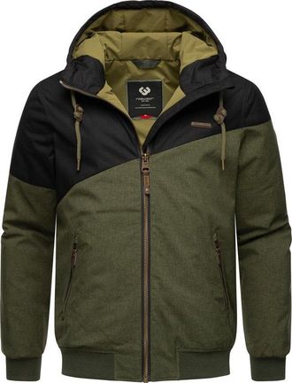 Ragwear Winterjacke Wings stylische Herren Outdoorjacke mit großer Kapuze