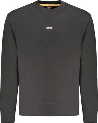 HUGO BOSS Homme, Sweatshirts et sweats &agrave; capuche, Noir, Taille: XL SweaT-shirt col rond