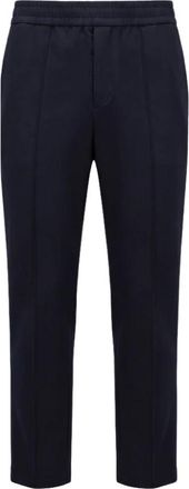 Moncler Pantalon en flanelle - Homme - Pantalons - Bleu - Taille: L