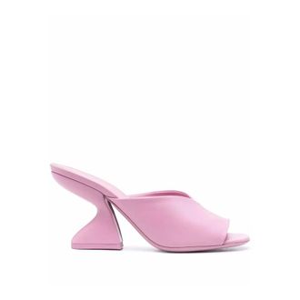 Ferragamo Femme, Chaussures, Rose, Taille: 35 1/2 EU Sandales mules à bout ouvert