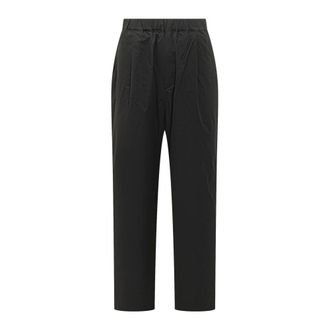 Laneus Homme, Pantalons, Noir, Taille: S Pantalon avec broderies d&eacute;taill&eacute;es