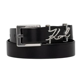 Karl Lagerfeld G&uuml;rtel - - Accessories - Damen - Schwarzk - 85 CM