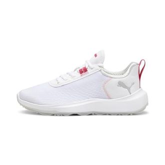 Puma Femme Fusion Crush Sport WMNS Golf Shoe, White-Garnet Rose, 42.5 EU