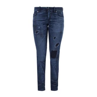 Diesel Femme, Jeans, Bleu, Taille: W25 Grupee-Ne Jeans Effet Vieilli Tapered