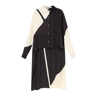 Alberta Ferretti Femme, Robes, Noir, Taille: 40 FR Robe Chemise