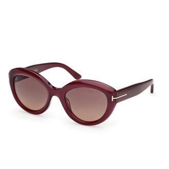 Tom Ford Femme, Accessoires, Brun, Taille: 53 MM Stacy-02 Lunettes de soleil