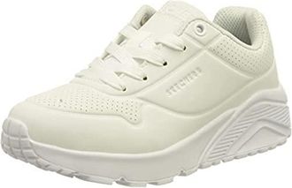Skechers Garçon Uno Lite-delodox Basket, Garniture Synthétique Blanc L, 28.5 EU