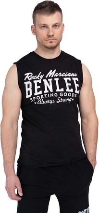 Benlee Rocky Marciano Herren &auml;rmelloses T-Shirt LASTARZA schmale Passform, Black, 4XL