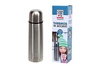 Pratesi Thermos 750ML. CASACONTE-Stahl, Edelstahl, Multicolor, one Size