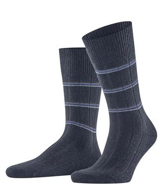 Falke Lhasa Rib M So Laine Cachemire Unies Chaussettes, Bleu Blue Ink 6491 Special Edition, 39-42 Homme