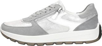 Ara Baskets New York &agrave; lacets basses - Femme - Chaussures - Gris - Taille: 42 1/2 EU