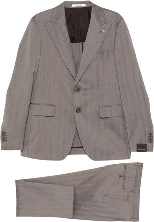 Tagliatore costume à simple boutonnage - Marron