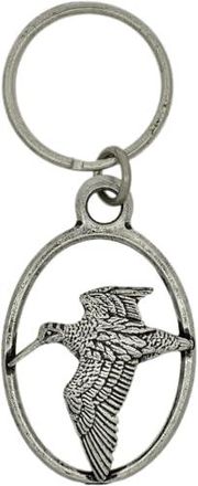 Generic Porte-cl&eacute;s B&eacute;casse &Eacute;tain Oiseau, Argent&eacute;., 7cm