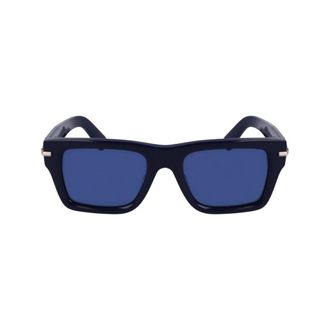 Ferragamo Rechteckige Sonnenbrille - - Accessories - Herren - Blau - 53 MM