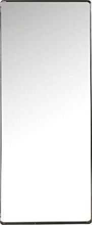 Kare Design Design Wandspiegel Ombra, Schwarz, 200x80 cm, rechteckiger Spiegel, Ganzkörperspiegel, Wandmontage, Wohnzimmer, Schlafzimmer, Flur