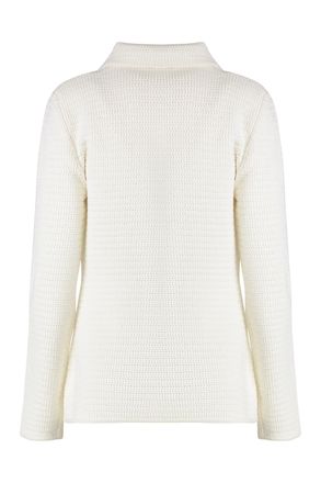 Gucci Womens Cotton Cardigan White Cardigans Sweater