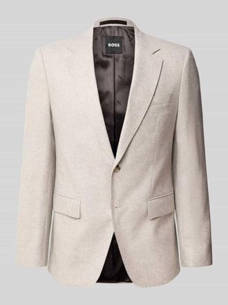 HUGO BOSS Regular Fit Sakko aus Wolle mit Pattentaschen