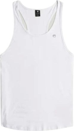 G-Star Homme, Tops, Blanc, Taille: L Lash Muscle Tank Top