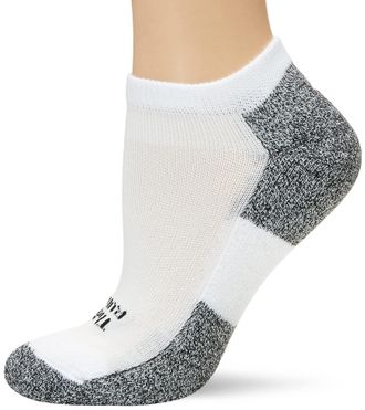 Thorlos Damen Lite Gepolsterte Niedrig geschnittene Mini-Socken, weiß/marineblau, M