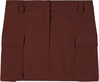 Patrizia Pepe Femme, Jupes, Brun, Taille: 42 FR Gonna mini