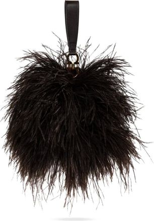 Ferragamo Femme, Sacs, Brun, Taille: ONE Size Mini Pochette Double Gancini