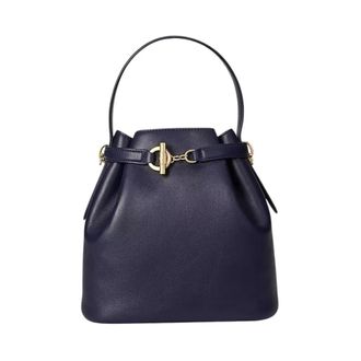 Ralph Lauren Sac seau Blaike moyen - Femme - Sacs - Bleu - Taille: ONE Size