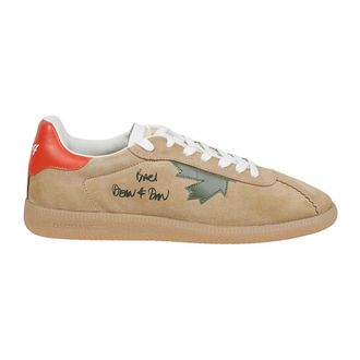 Dsquared2 Rebels Schn&uuml;r-Sneakers Low Top - - Shoes - Herren - Braun - 41 EU