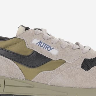 Autry Mens Sneakers Reelwind Multicolour Leather Trainers