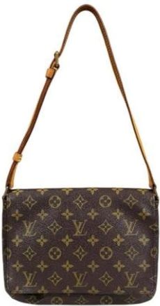 Louis Vuitton Sac bandouli&egrave;re vintage Pre-owned en toile Monogram - Femme - Pre-owned - Brun - Taille: ONE Size