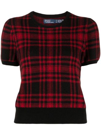 Polo Ralph Lauren Geripptes Oberteil - Rot