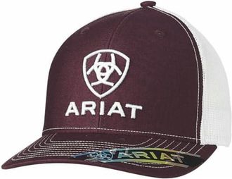 Ariat Ariat Classic Heather Trucker Hat Burgundy/White