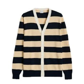 Aspesi Homme, Pulls, Multicolore, Taille: XL Cardigan en fil de coton