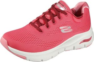 Skechers Damen Arch Fit Big Appeal Sneaker, Rose Mesh Burgundy Trim, 40 EU