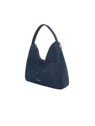 Michael Kors Womens Shoulder Bag Navy Leather Shoulder-bags