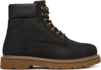 Tommy Jeans Schn&uuml;rschuhe Tommy Jeans Archive 01 Boot High Lth Wpm EM0EM01757 Schwarz