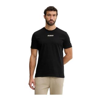 Guess Homme, Tops, Noir, Taille: M TShirt MC Coton