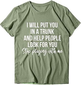 Generic T-shirts pour femme, t-shirt d&eacute;t&eacute; basique &agrave; manches courtes, haut surdimensionn&eacute;, t-shirt de f&ecirc;te, t-shirt de sport, t-shirt d&eacute;contract&eacute;, v&ecirc;tements po