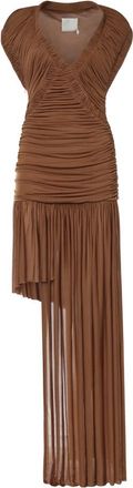 CHRISTOPHER ESBER Femme, Robes, Brun, Taille: 40 FR Theron Drape Dress