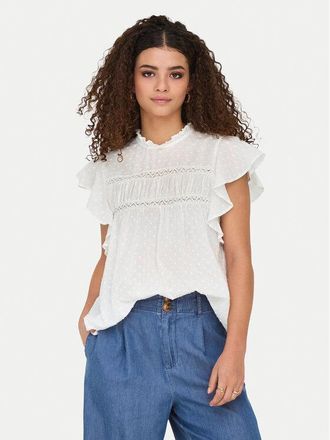 Only Bluse Katti 15337637 Wei&szlig; Regular Fit