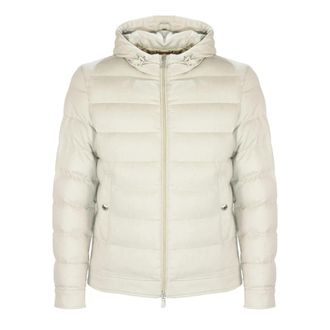 Eleventy Kapuzenjacke aus Steppung - - Jackets - Herren - Wei&szlig; - XL