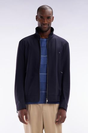 Eden Park Blouson Zipp&eacute; Technique Bleu Marine