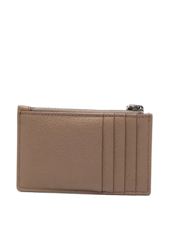 Brunello Cucinelli Womens Monili-Embellished Leather Card Holder Ss26 W
