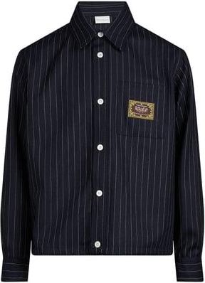 Dr&ocirc;le de Monsieur Chemise oversize en laine &agrave; rayures