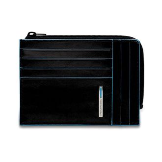 Piquadro Portemonnaie Kartenetui Herren aus Leder mit M&uuml;nzfach- RFID-gesch&uuml;tzt - - Accessories - Herren - Schwarzk - ONE SIZE