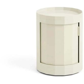 HAY [GEBRAUCHT] B-Ware Hay Facet Container Rollcontainer Aufbewahrung Niedrig Eggshell Mit F&uuml;&szlig;en Rollen